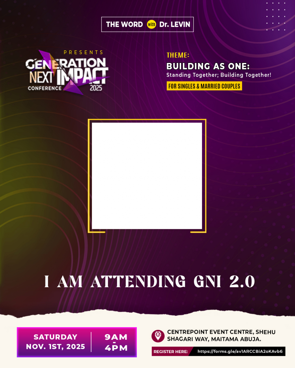 Create your personalized DP for Generation Next Impact Conference - GetDP