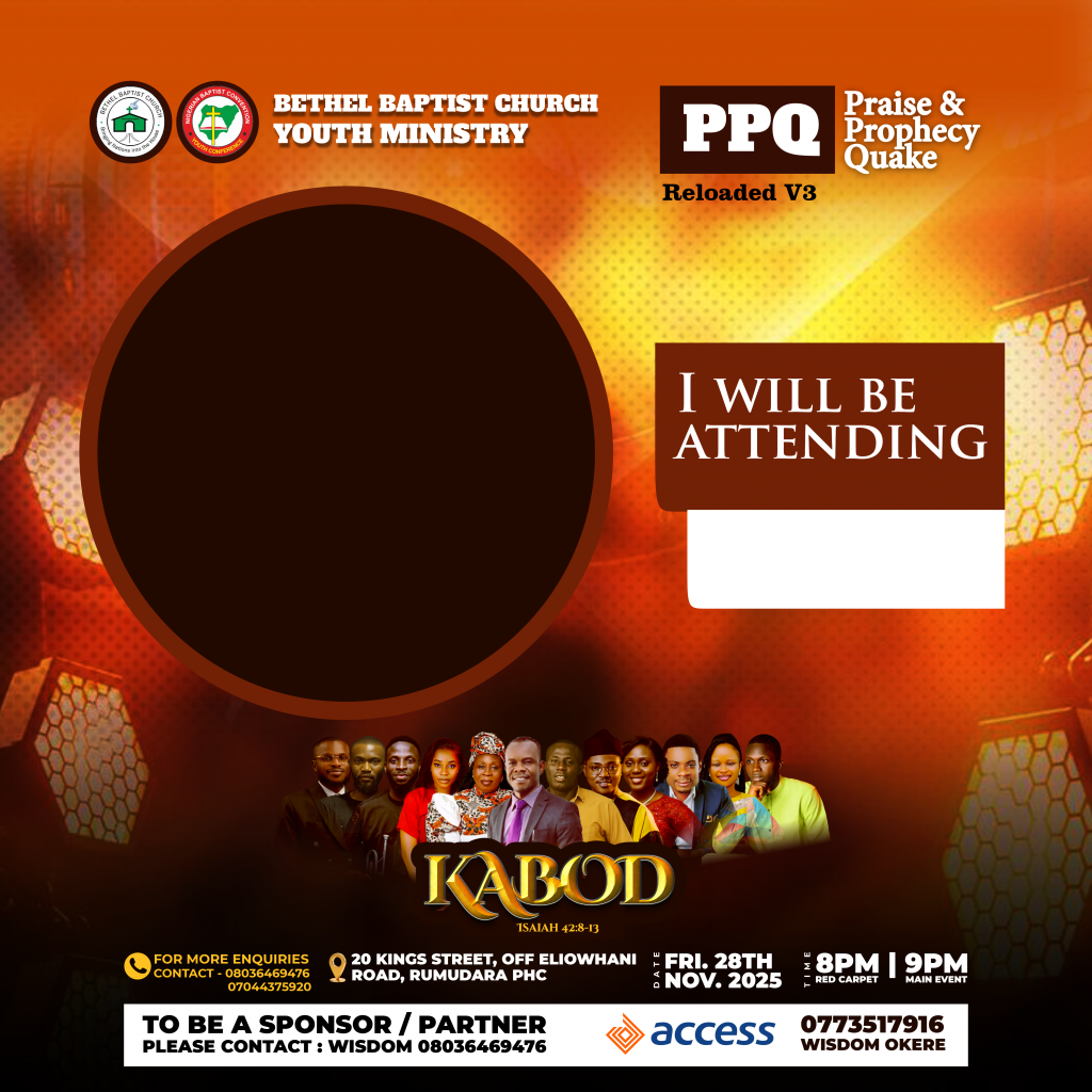 Create your personalized DP for Praise and Prophecy Quake (PPQ) - GetDP